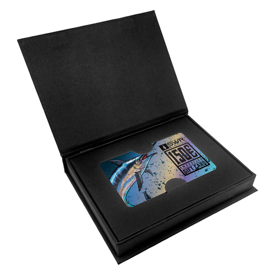 Saltwater - Way of Life. GIFT CARD ''SWORDFISH'' 150€